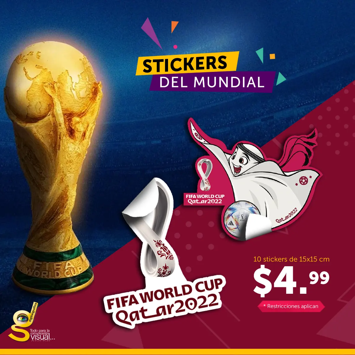 Stickers Mundialistas Digitalgrafics
